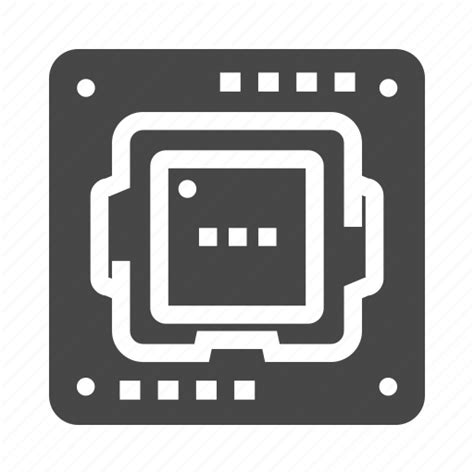 Cpu Microchip Processor Icon Download On Iconfinder