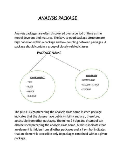 analysis package pdf