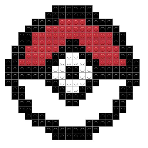 Grille De Pixel Art Pokéball Pokeball 8 Bit Wooden Pixel Art Etsy