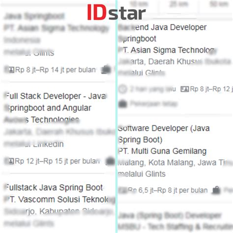 mengenal java spring boot skill bergaji tinggi and paling diminati idstar