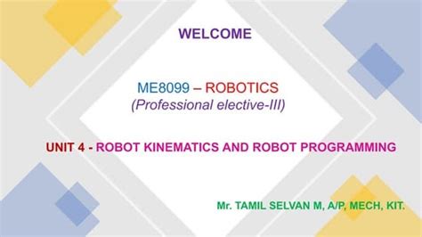 unit iv pptx robot programming and languages ppt