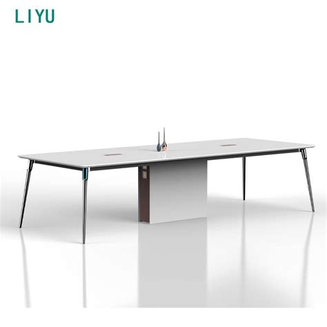 Liyu Hot Sale Luxury Extendable Conference Table Big Meetings Office