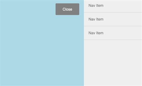 How To A Css Only Mobile Off Canvas Navigation