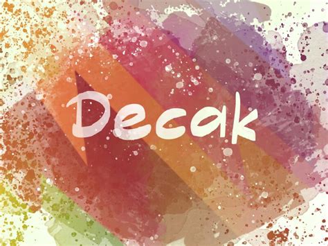 Decak Font