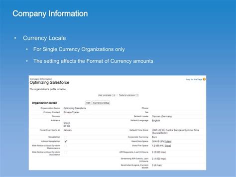 SFDC Organization Setup PPT
