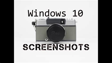 How To Take Screenshots Windows Tutorial YouTube