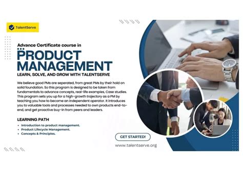 Ppt Advanced Course In Product Management Learn Solve And Grow With Talentserve Powerpoint
