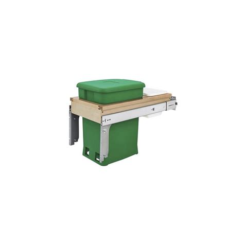 Rev A Shelf 4WCTM CK Polymer Single Compo Pull Out Waste Container