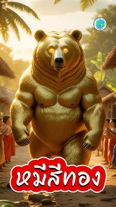 หมีสีทอง Shorts เล่าเรื่อง นิทาน การ์ตูน การ์ตูนอนิเมชั่น แฟนตาซี Youtube