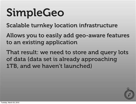 scaling gis data in non relational data stores ppt