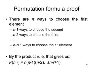Permutations And Combinations Ppt