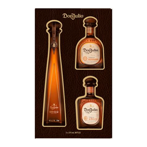 Don Julio Tequila T Pack 1942 Reposado Anejo 3x375ml Remedy Liquor
