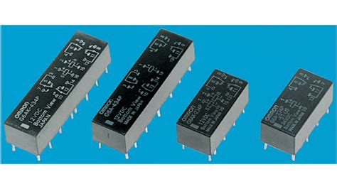 G6ak 434p 12dc Omron Pcb Mount Latching Relay 12v Dc Coil 2a Switching Current 4pdt Rs