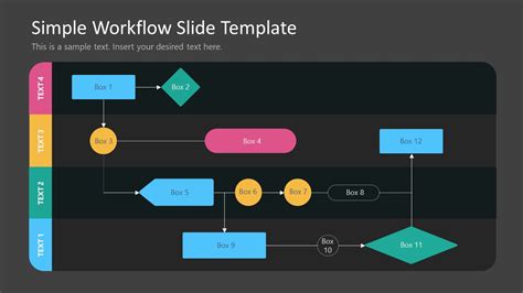 Free Workflow PowerPoint Template Google Slides