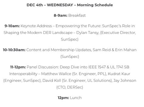 Sunspec Alliance On Linkedin Join Us At The Sunspec Alliance Annual Member Meeting On December