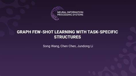 Song Wang Chen Chen Jundong Li · Graph Few Shot Learning With Task