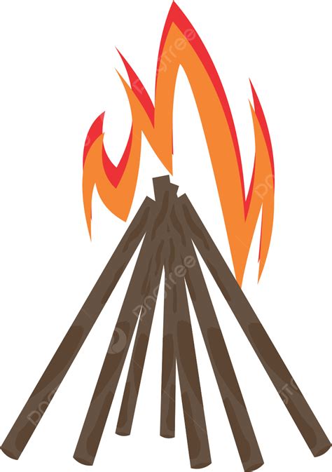 모닥불 모닥불 아이콘 붉은 모닥불 만화 삽화 Png 일러스트 및 벡터 에 대한 무료 다운로드 Pngtree