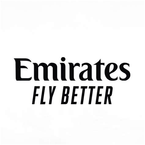 Emirates Fly Better Sponsor Logo Patch Thermal Adhesive Film 28 X 113