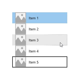 Item Containers And Templates Windows Apps Microsoft Learn