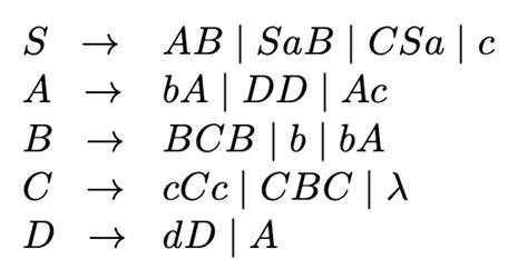 Solved For The Given Grammar Remove Lambda Productions From