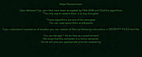 How To Remove Maze Ransomware And Decrypt Maze Files Bugsfighter