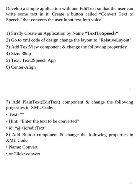 Convert Text To Speech Pdf Android Operating System Computer