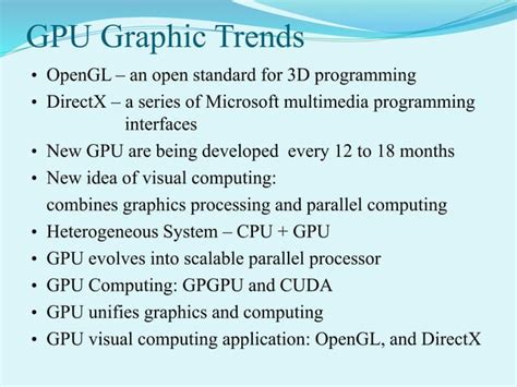 Graphics Processing Unit Gpu Systemppt