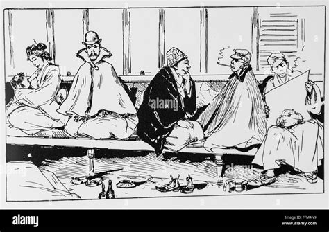 Caricature Of Georges Ferdinand Bigot 1860 1927 Second Class Passengers In Train 1899 Stock