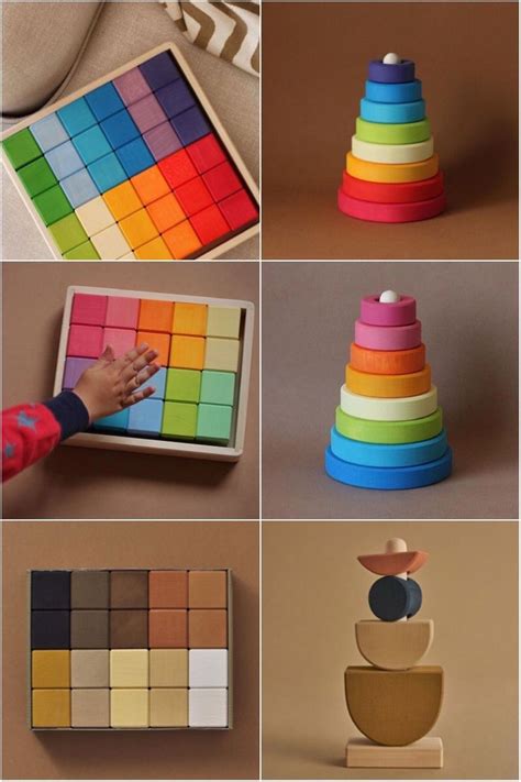 Wooden Cubes And Pyramids деревянные кубики и пирамидки Поделки Деревянные кубики Игрушки