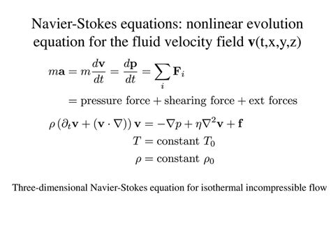 Remarkable But Challenging Physics Reference On Fluid Dynamics Ppt Download