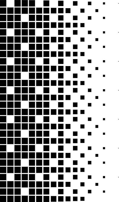 Classic Pixel Dither Pattern Gradient Retro Design Object Illustration Dots Vector Object