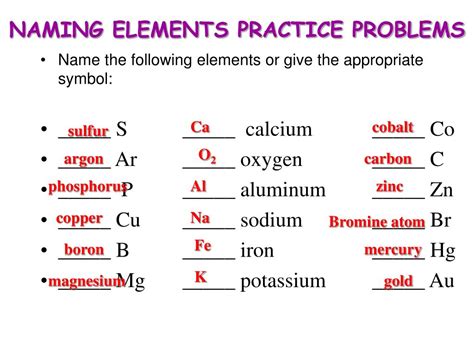 PPT NAMING ELEMENTS PowerPoint Presentation Free Download ID 173871