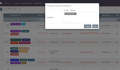 Tag Management For Suitecrm