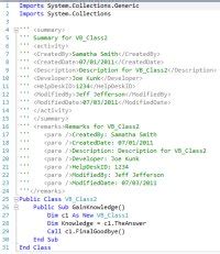 Take Advantage Of Xml Comments Part Visual Studio Magazine