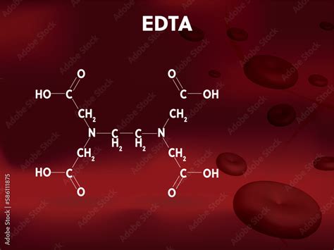 Ethylenediaminetetraacetic Acid Edta Molecule It Is A Metal Chelator