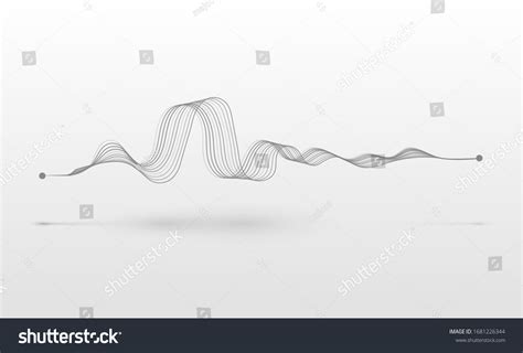 Wireframe Sound Wave Abstract Motion Lines Stock Illustration 1681226344 Shutterstock