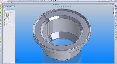 Revolve Boss And Revolve Cut Dont Match R Solidworks