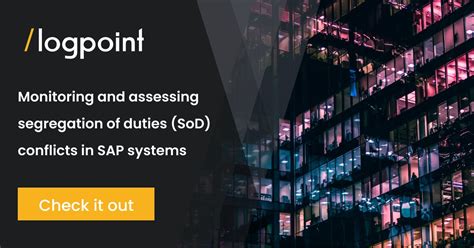 Matthew Rhodes On Linkedin Monitoring And Assessing Segregation Of Duties Sod Conflicts In Sap