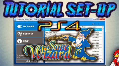 tutorial save wizard ps4 configurar y modificar saves youtube