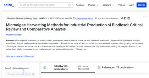 Microalgae Harvesting Methods For Industrial Production Of Biodiesel Critical Review And