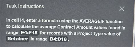 Solved Task InstructionsIn Cell Enter A Formula Using Chegg Com