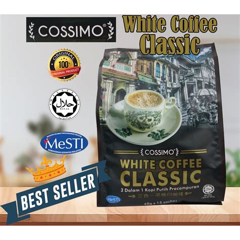 Cossimo White Coffee Classic 3 In 1 Instant 40g X 15 Sachet Shopee Malaysia