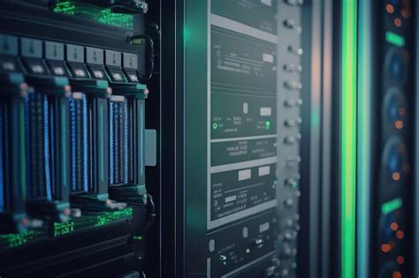 Premium Photo Dayun Data Center Computer Networking Server Room Ai Technology Generated Image