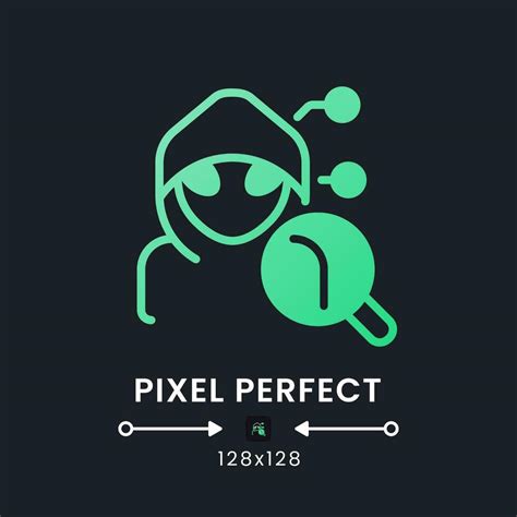 Ataque Analítica Verde Sólido Degradado Escritorio Icono En Negro Información Seguridad