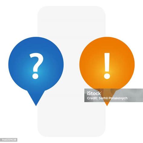 물음표 느낌표 대화 채팅 말풍선 Faq 개념입니다 벡터 그림입니다 가리키기에 대한 스톡 벡터 아트 및 기타 이미지 가리키기 개념 공동체 Istock