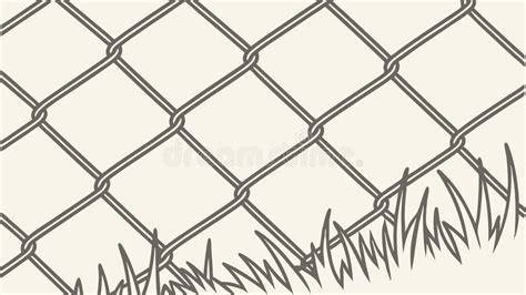 Detailed Chain Link Fence Texture Security Background Vector Design Generative Ai Stock Vector
