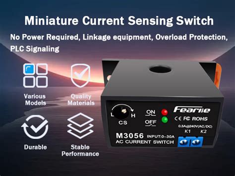 Mua Nodehawk Miniature Current Switch Current Sensing Switch With Rails Normally Closed Amp