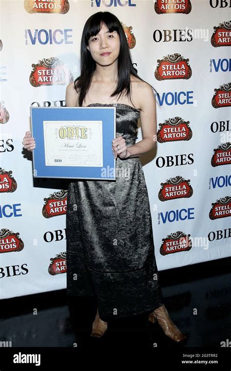 New York Ny Usa 21 May 2012 Mimi Lien At The 57th Annual Obie