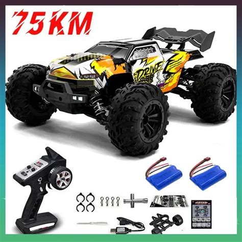 Led 4wd 드리프트 리모컨 오프로드 Rc 자동차 24g 390 모터 고속 레이싱 4x4 트럭 성인 및 어린이용 장난감 2024 신제품 Good Item