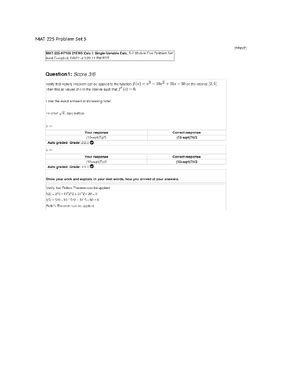 MAT Module One Problem Set Report Smith MAT Module One Problem Set Report Multiple
